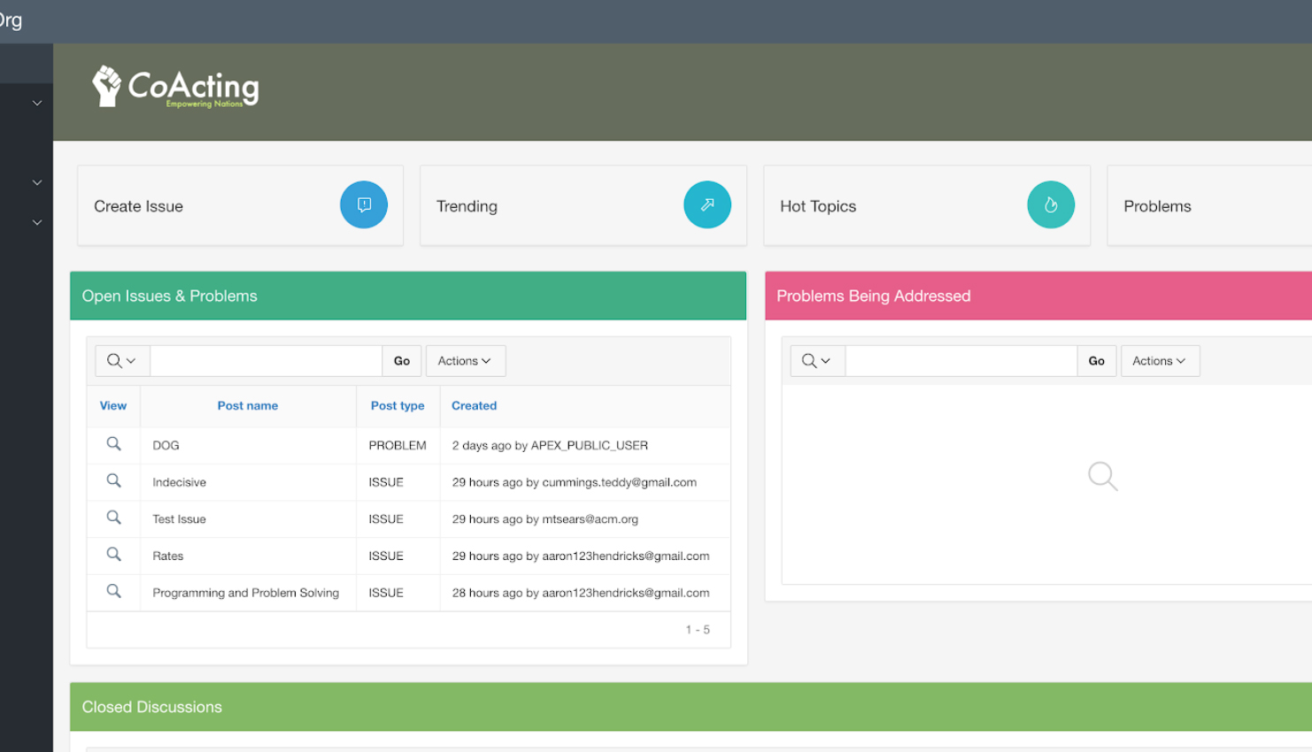 CoActing.org - Nexus Hub Inc
